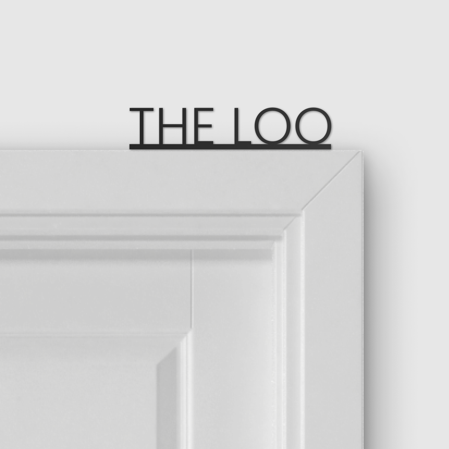 THE LOO door topper – Happy Laser Co